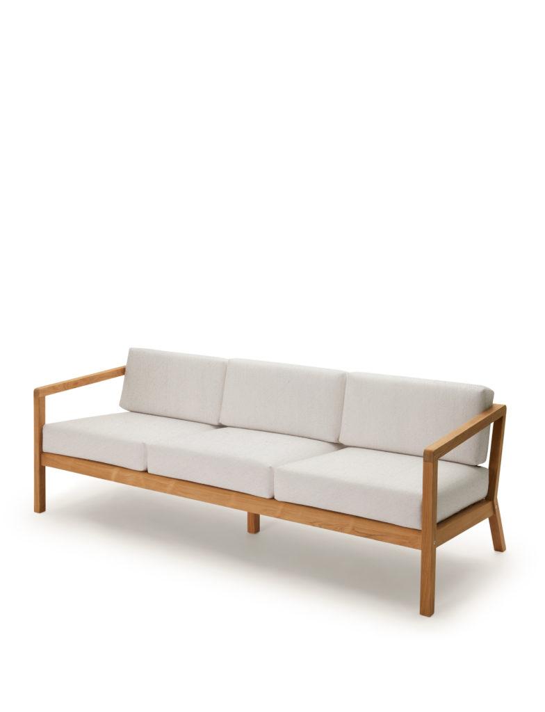 Fritz Hansen VIRKELYST 3-seater sofa, papyrus - Nomart