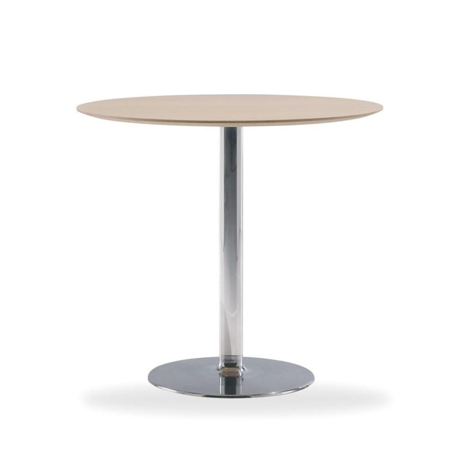 Andreu World DUAL -baaripöytä, Ø80 cm, tammi/alumiini ME05201 - Nomart