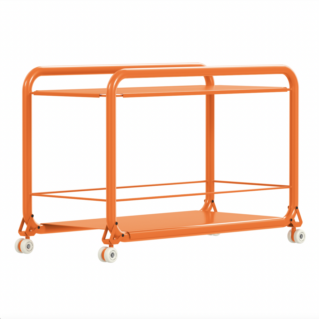 Lammhults TENSION trolley, orange - Nomart